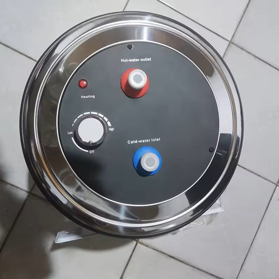 Pyromax Varmtvannsbereder 15 Liter - 12 Volt og 220 Volt for Båt og Ca